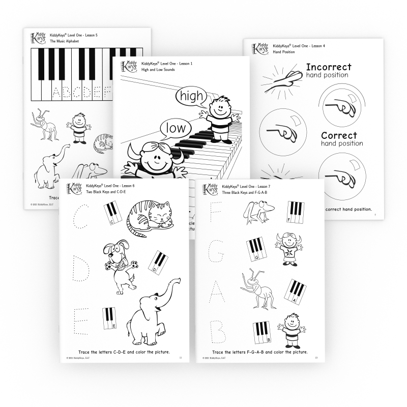 KiddyKeys Level One Lesson Plans Piano Pronto Publishing KiddyKeys Level One Lesson Plans Piano Pronto Publishing