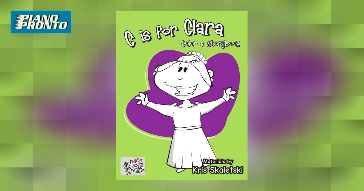 C is for Clara Color a Storybook | Piano Pronto Publishing