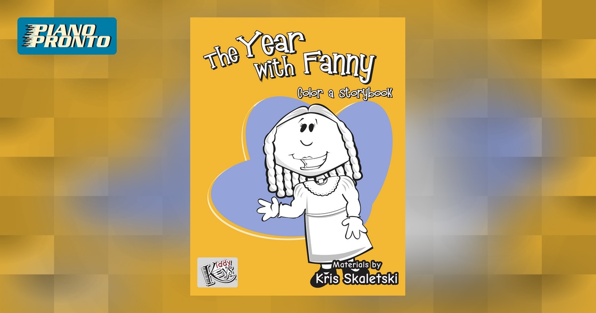 The Year with Fanny Color a Storybook | Piano Pronto Publishing