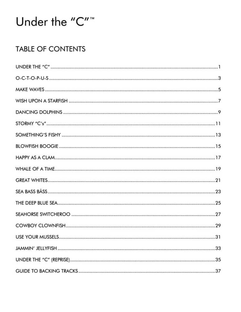 Look Inside | Under the ‘C’ | Piano Pronto Publishing