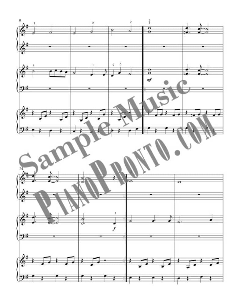 Look Inside | We Wish You a Merry Christmas | Piano Pronto Publishing