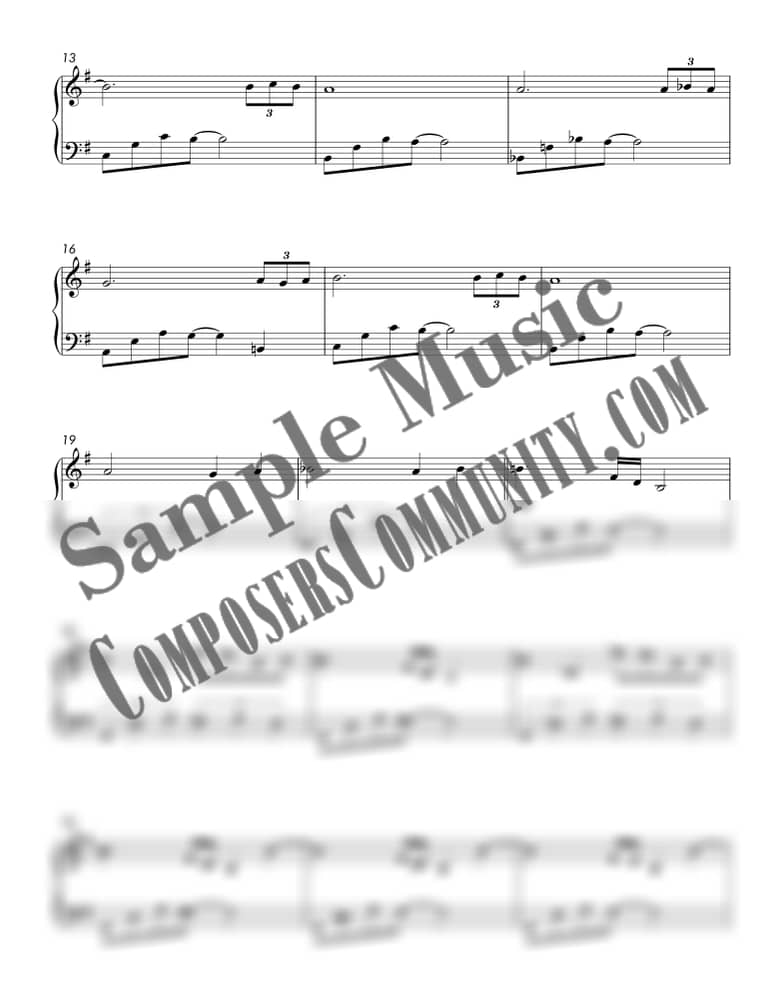 Look Inside | October Mourn | Piano Pronto Publishing