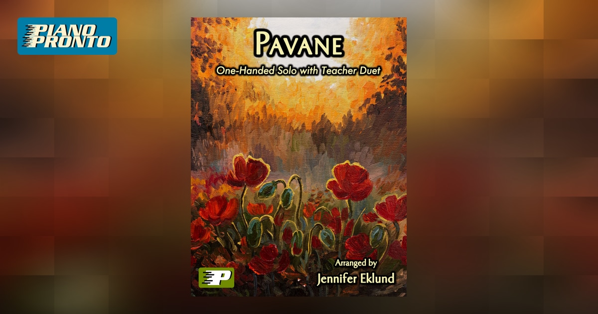 Look Inside | Pavane | Piano Pronto Publishing