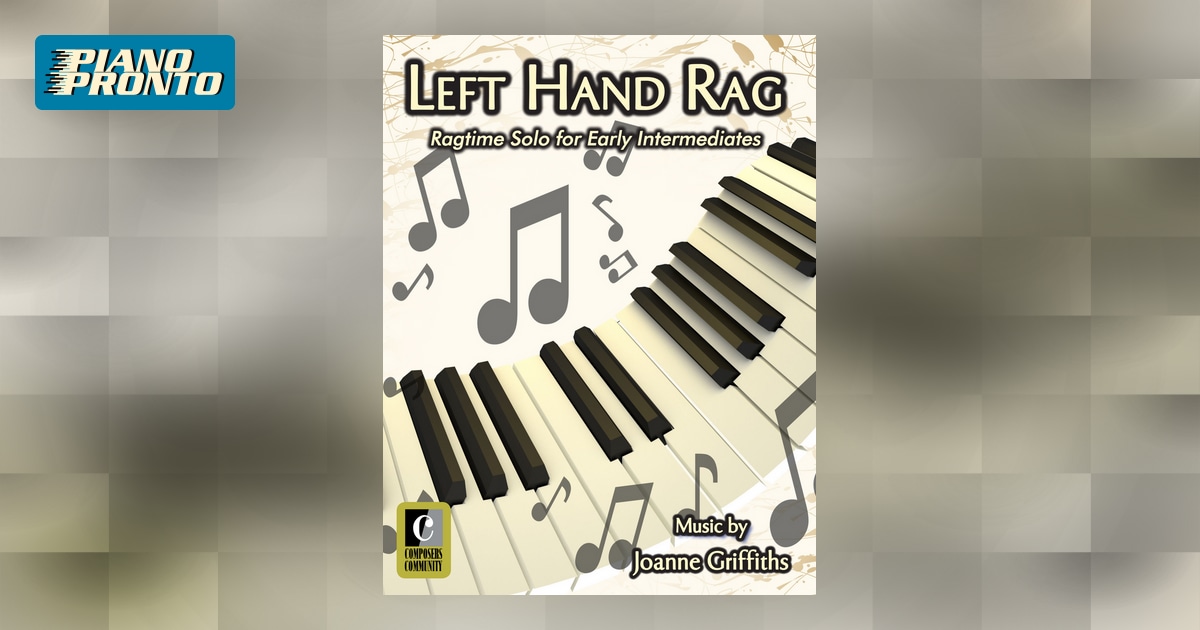 Left Hand Rag | Piano Pronto Publishing