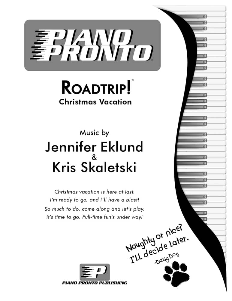 Look Inside | Roadtrip!® Christmas Vacation | Piano Pronto Publishing