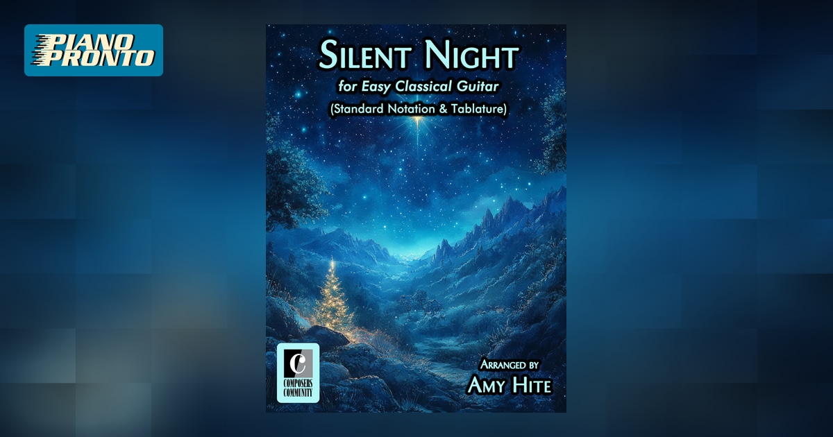 Look Inside | Silent Night (Standard Notation & Tablature) | Piano ...