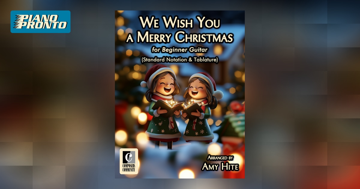 We Wish You a Merry Christmas (Standard Notation & Tablature) | Piano ...