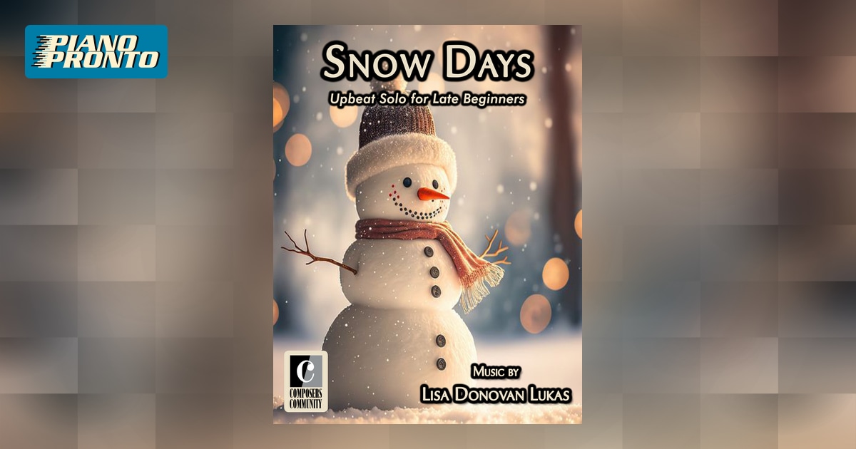 Snow Days | Piano Pronto Publishing