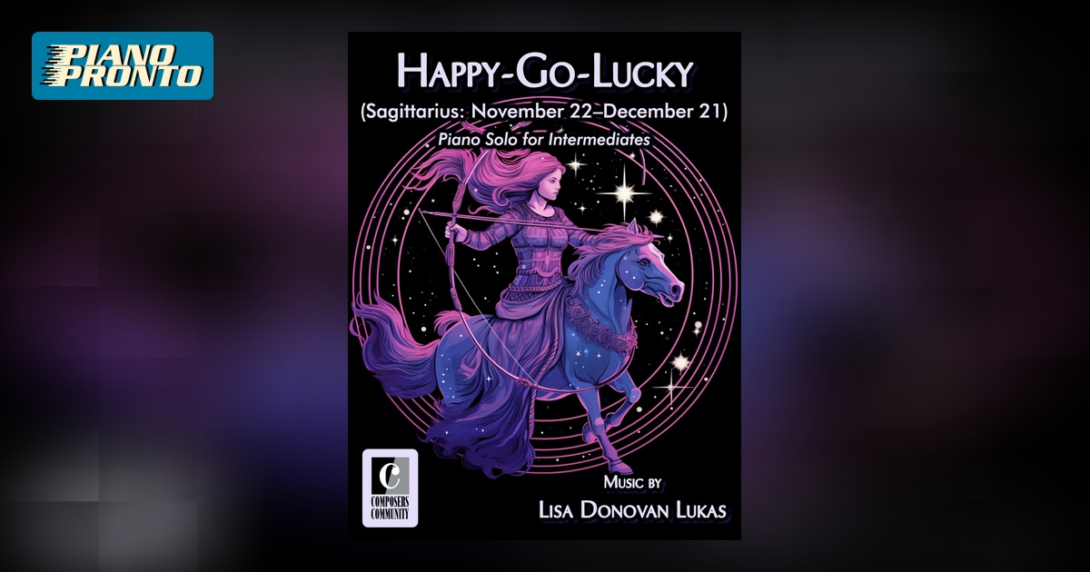 Look Inside | Happy-Go-Lucky (Sagittarius) | Piano Pronto Publishing