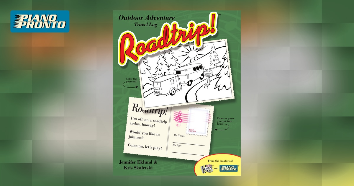 Roadtrip!® Outdoor Adventure: Student Travel Log | Piano Pronto Publishing