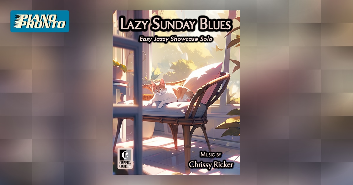 Lazy Sunday Blues | Piano Pronto Publishing