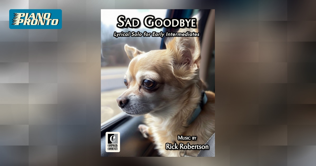 Sad Goodbye | Piano Pronto Publishing