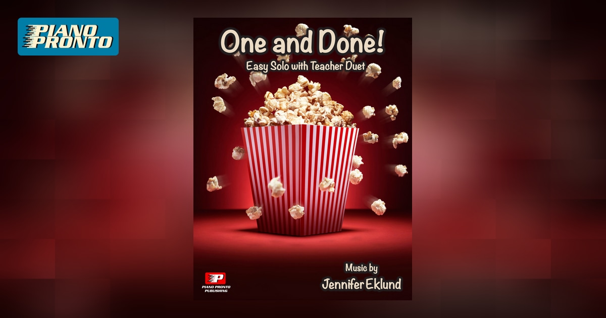One and Done! | Piano Pronto Publishing