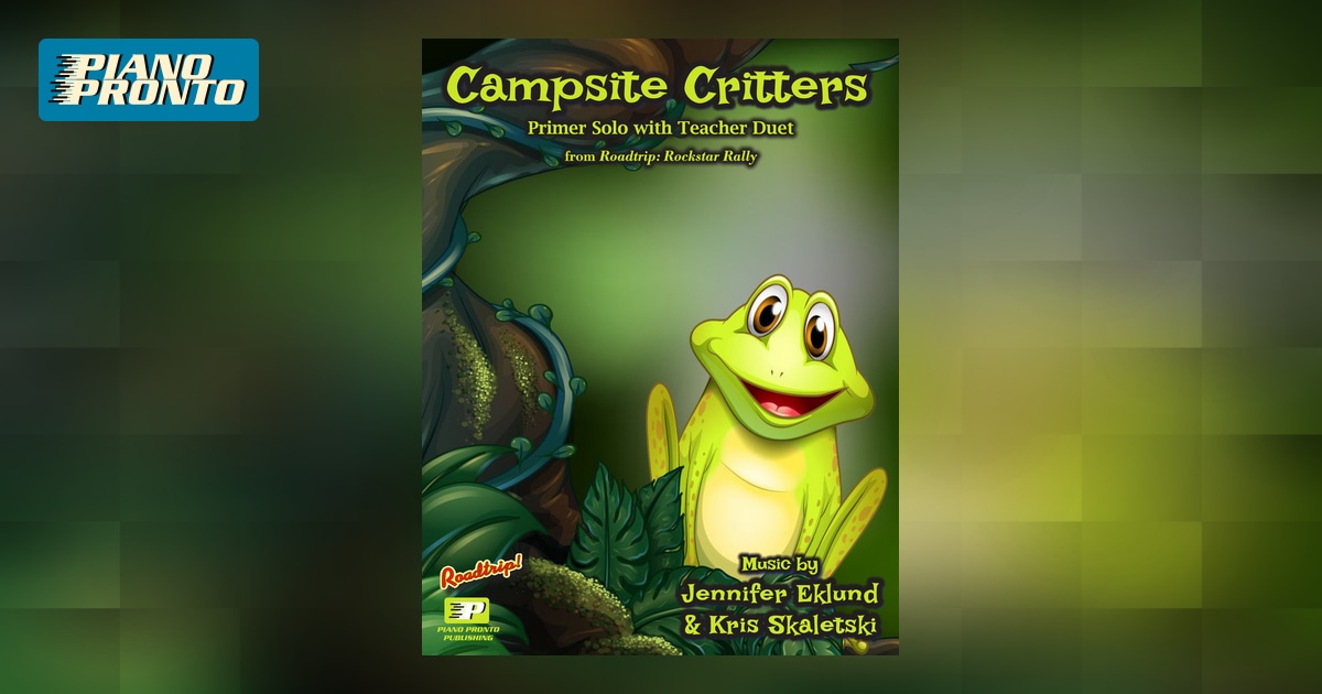 Campsite Critters | Piano Pronto Publishing