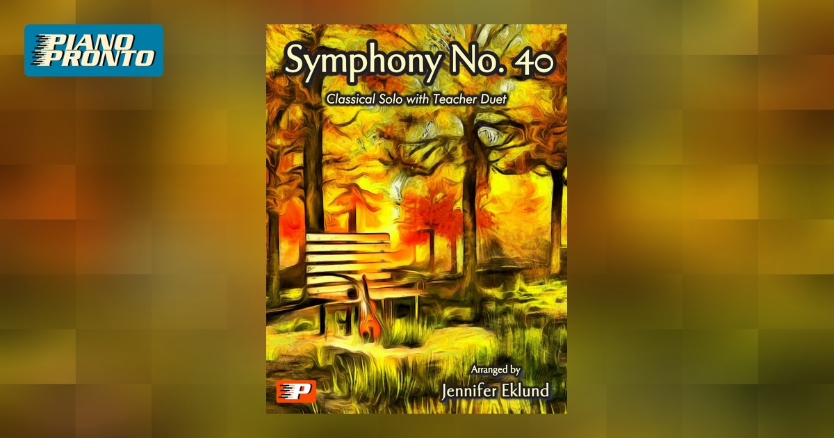Symphony No. 40 | Piano Pronto Publishing