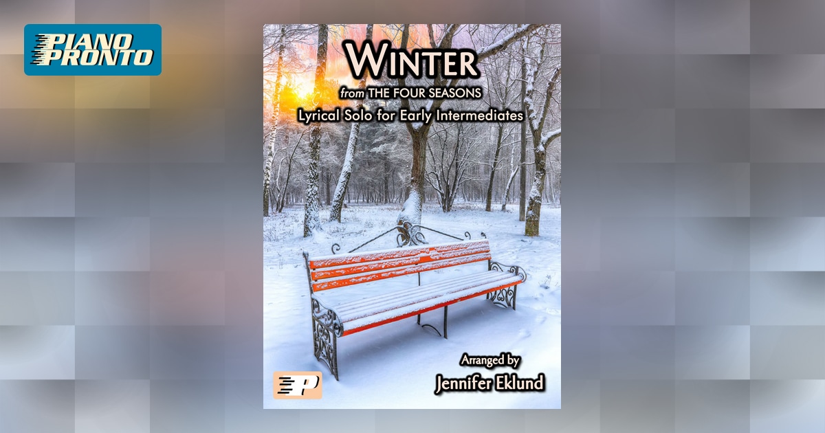 Winter (from “The Four Seasons”) | Piano Pronto Publishing