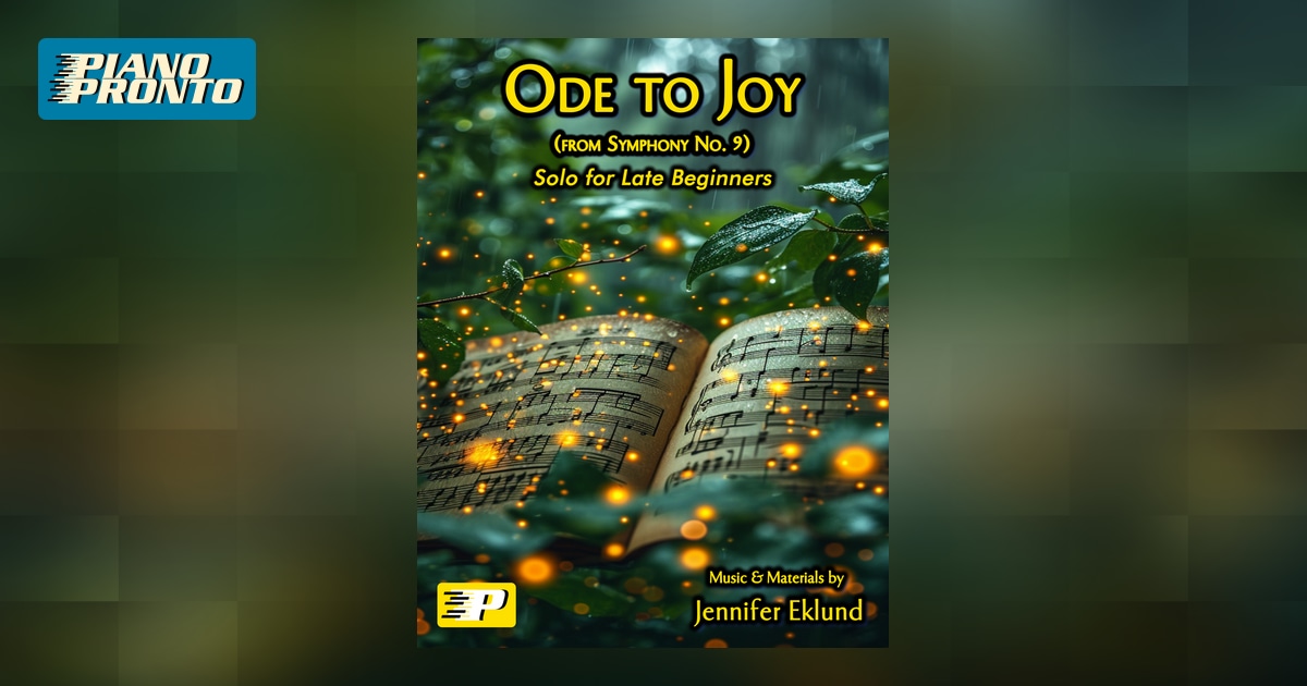 Ode to Joy (from Symphony No. 9) | Piano Pronto Publishing