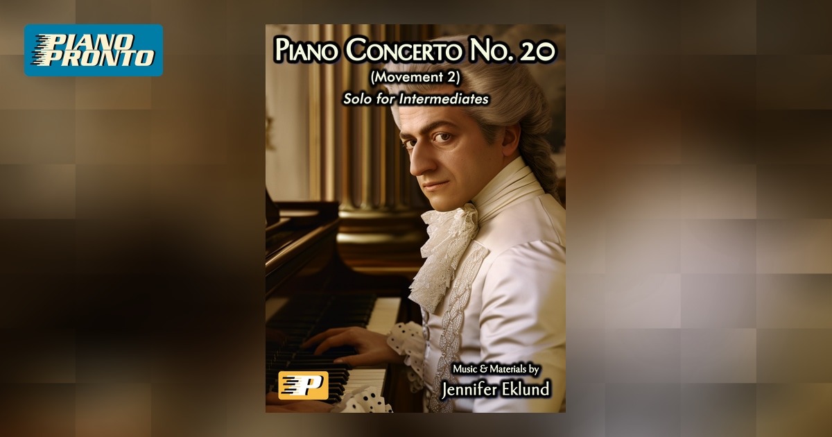 Piano Concerto No. 20 (Movement 2) | Piano Pronto Publishing