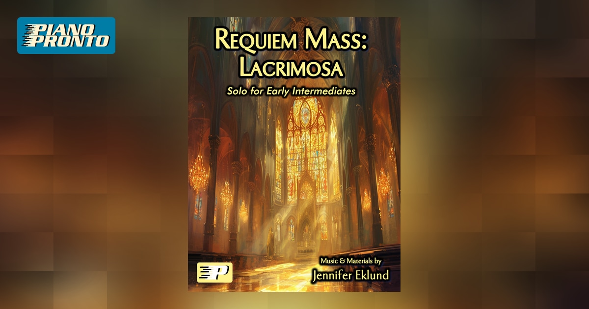 Requiem Mass: Lacrimosa | Piano Pronto Publishing